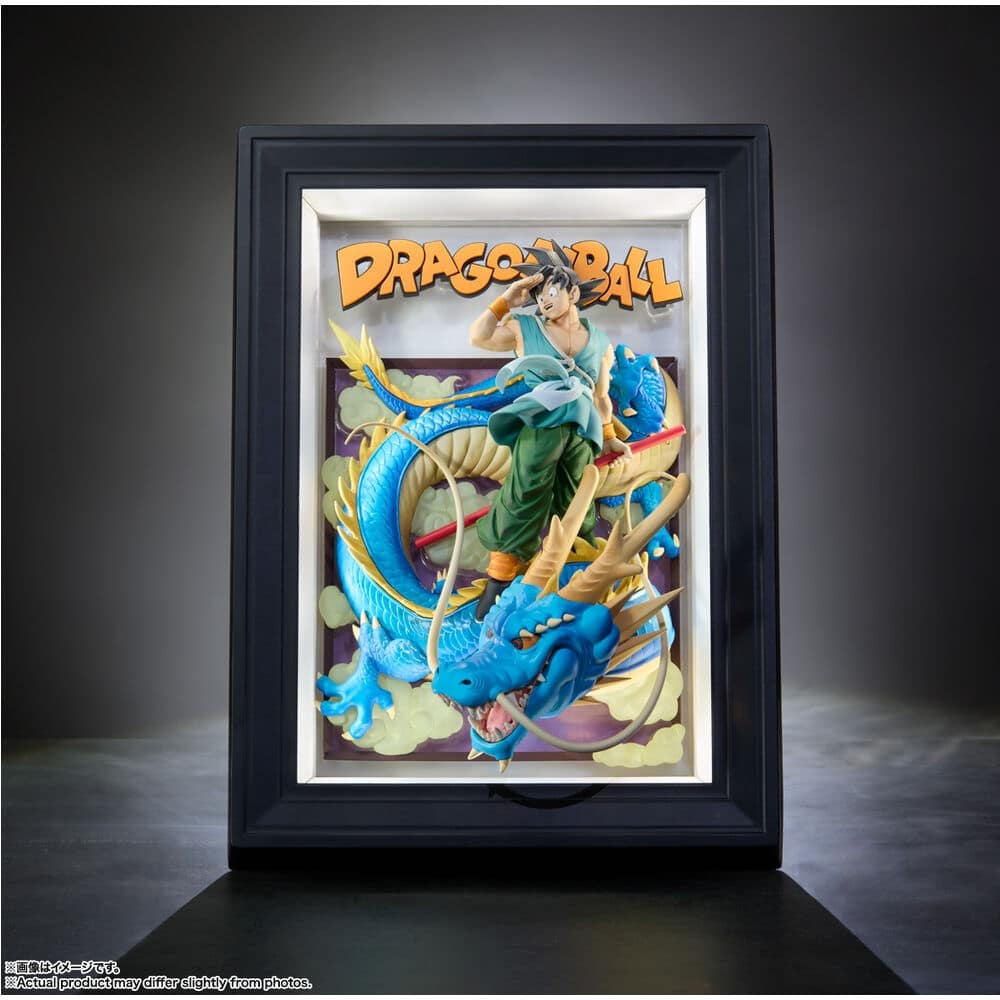 Dragon Ball Z Son Goku & Dragon Art 3D frame - RetroDungeon