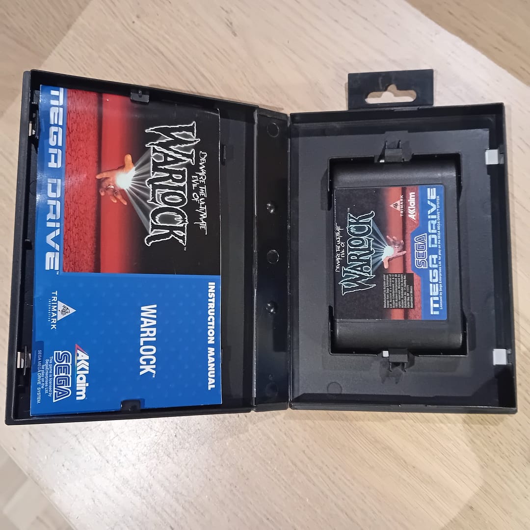 Beware of the Ultimate Evil of Warlock Sega Mega Drive (Begagnad) - RetroDungeon