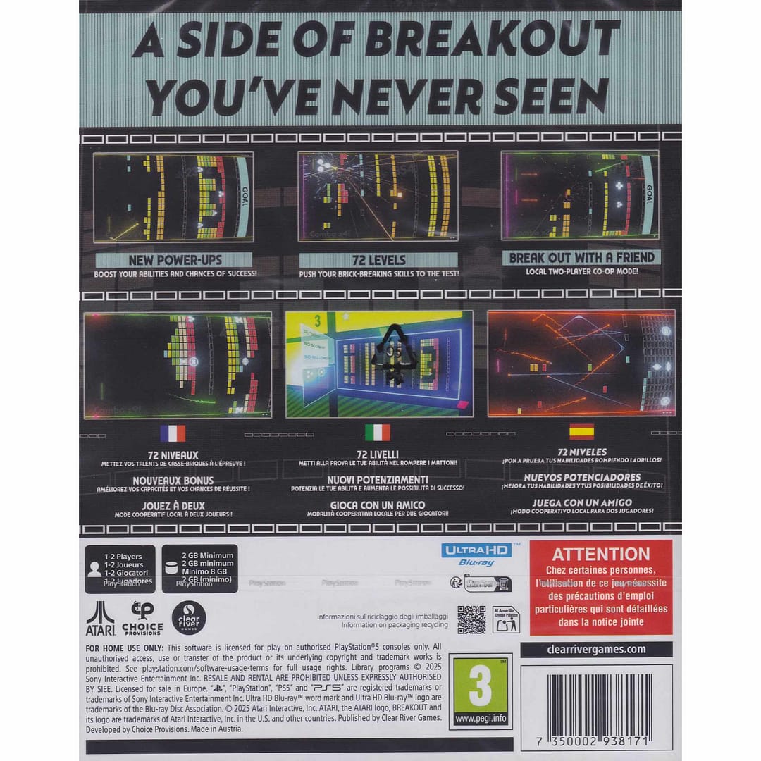 Breakout Beyond Playstation 5 PS5