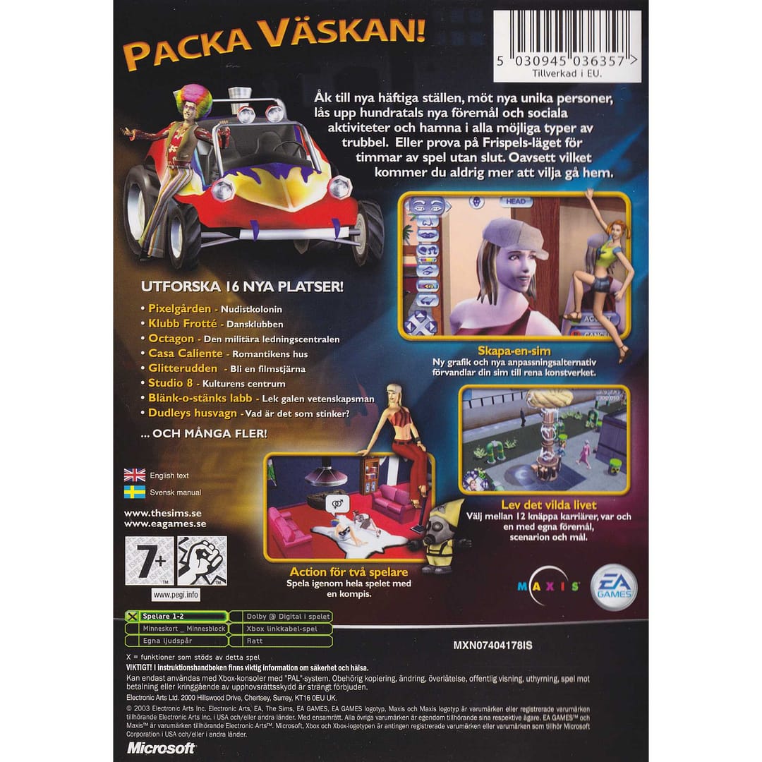 The Sims Bustin Out Xbox Swedish (Begagnad)