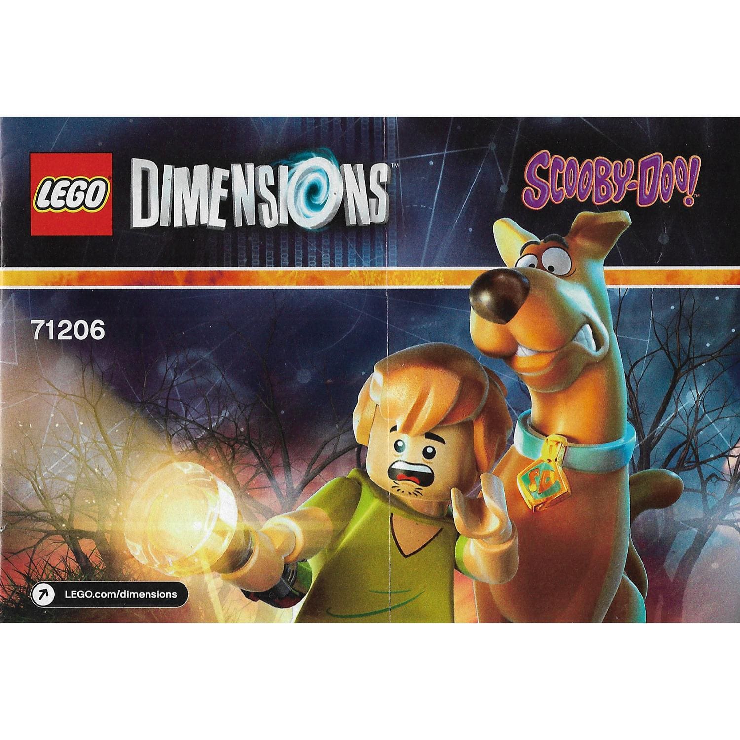 Manual till Scooby Doo Team Pack 71206 Lego Dimensions - RetroDungeon