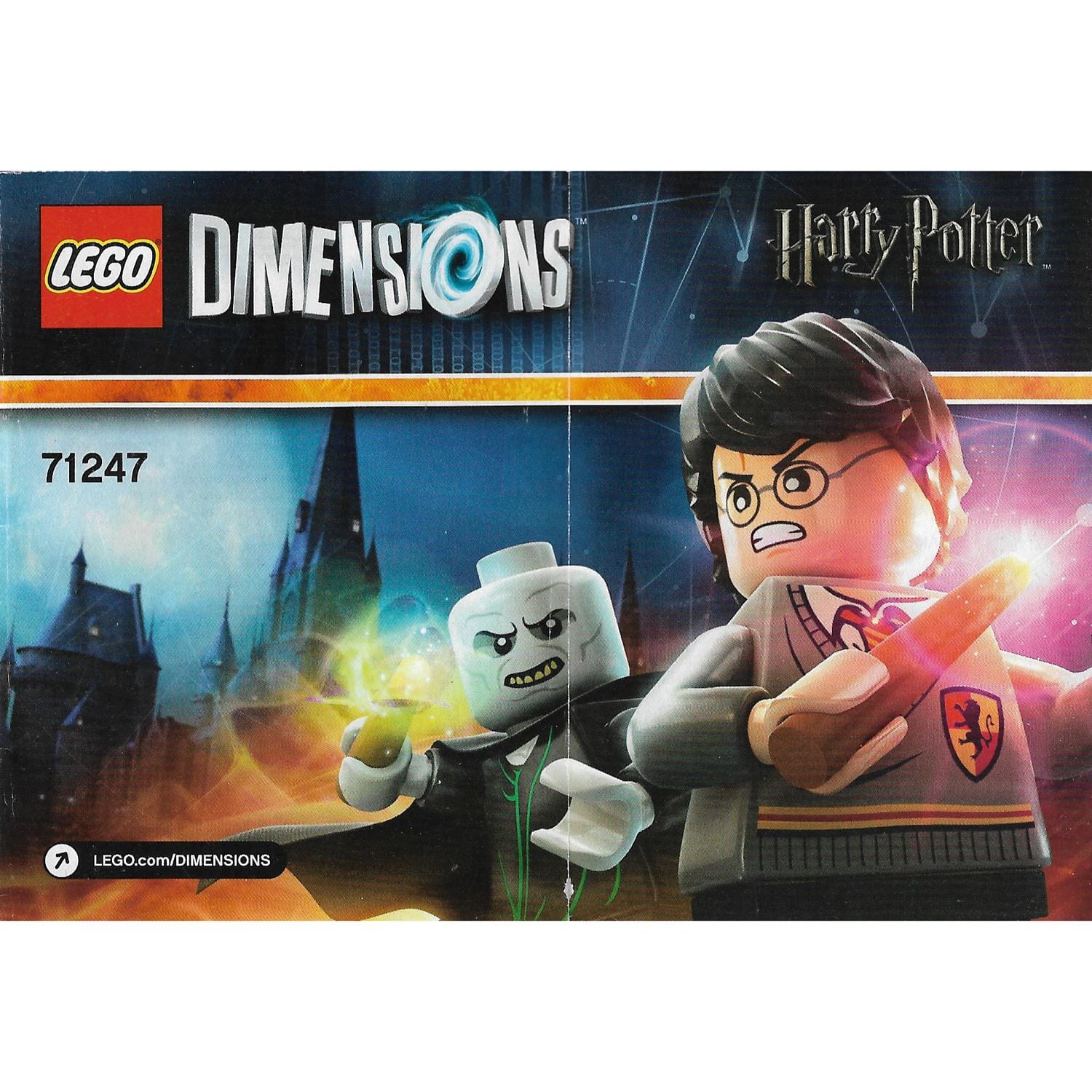 Manual till Harry Potter Team Pack 71247 Lego Dimensions - RetroDungeon