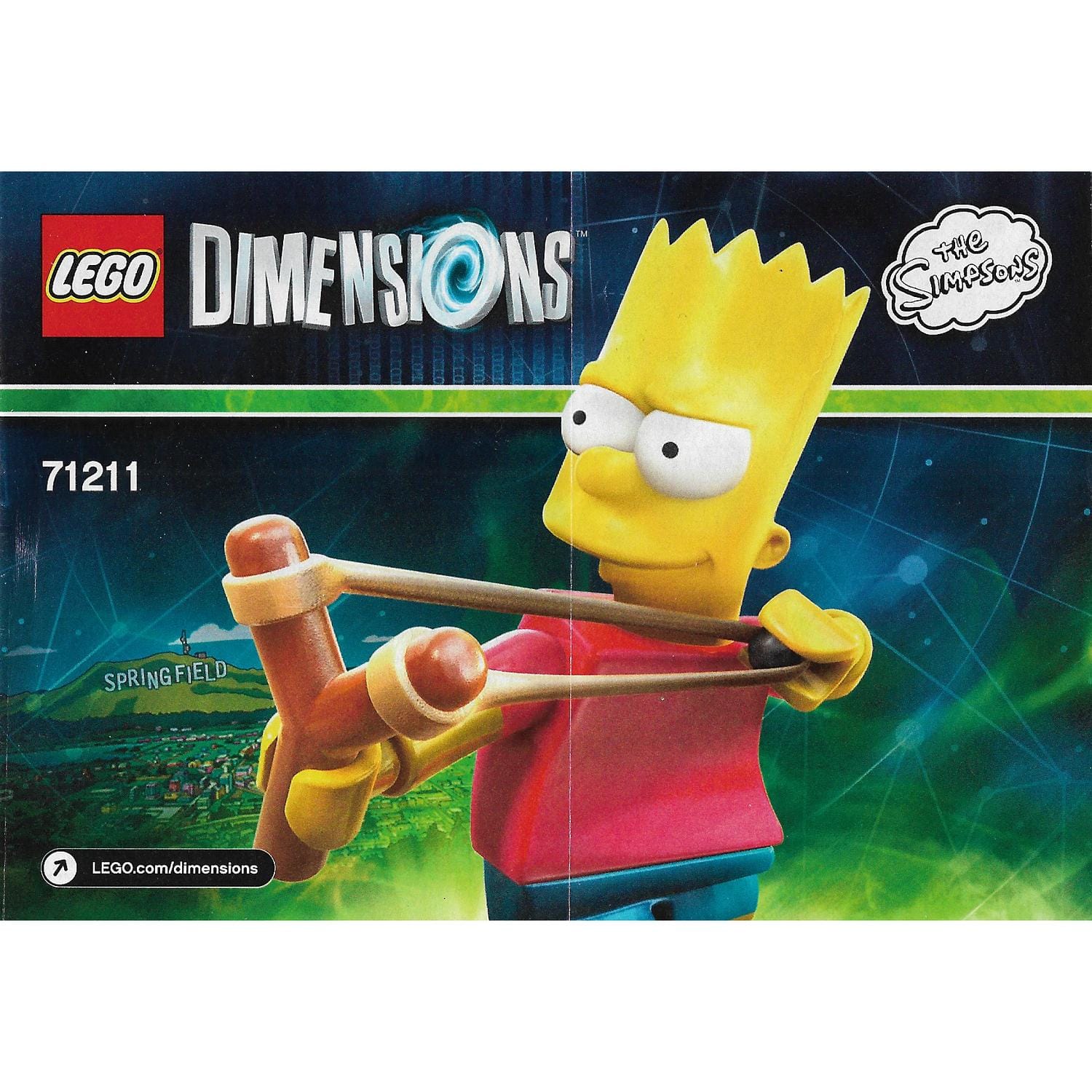 Manual till Bart Simpson 71211 Lego Dimensions - RetroDungeon
