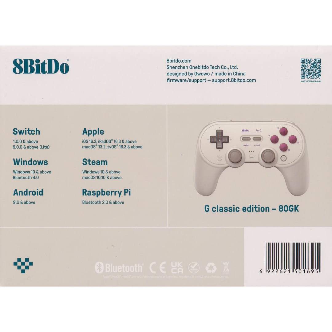8BitDo Pro 2 Bluetooth Gamepad G Classic - RetroDungeon