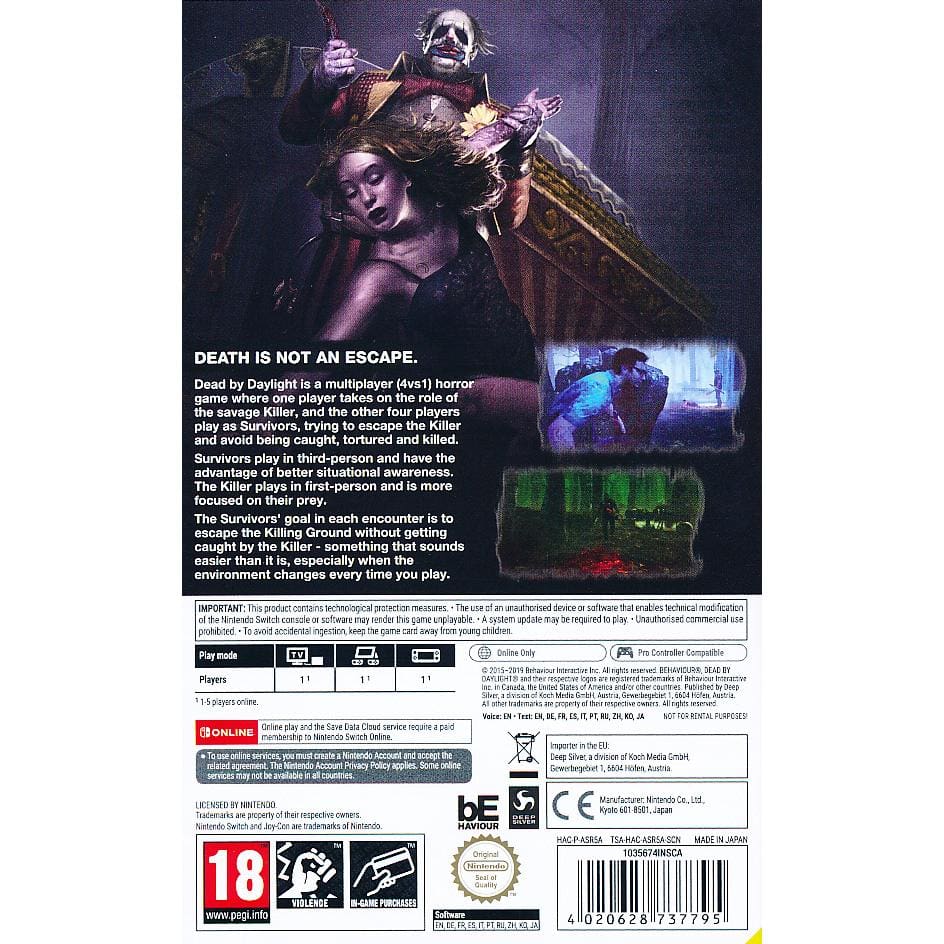Dead By Daylight Nintendo Switch - RetroDungeon