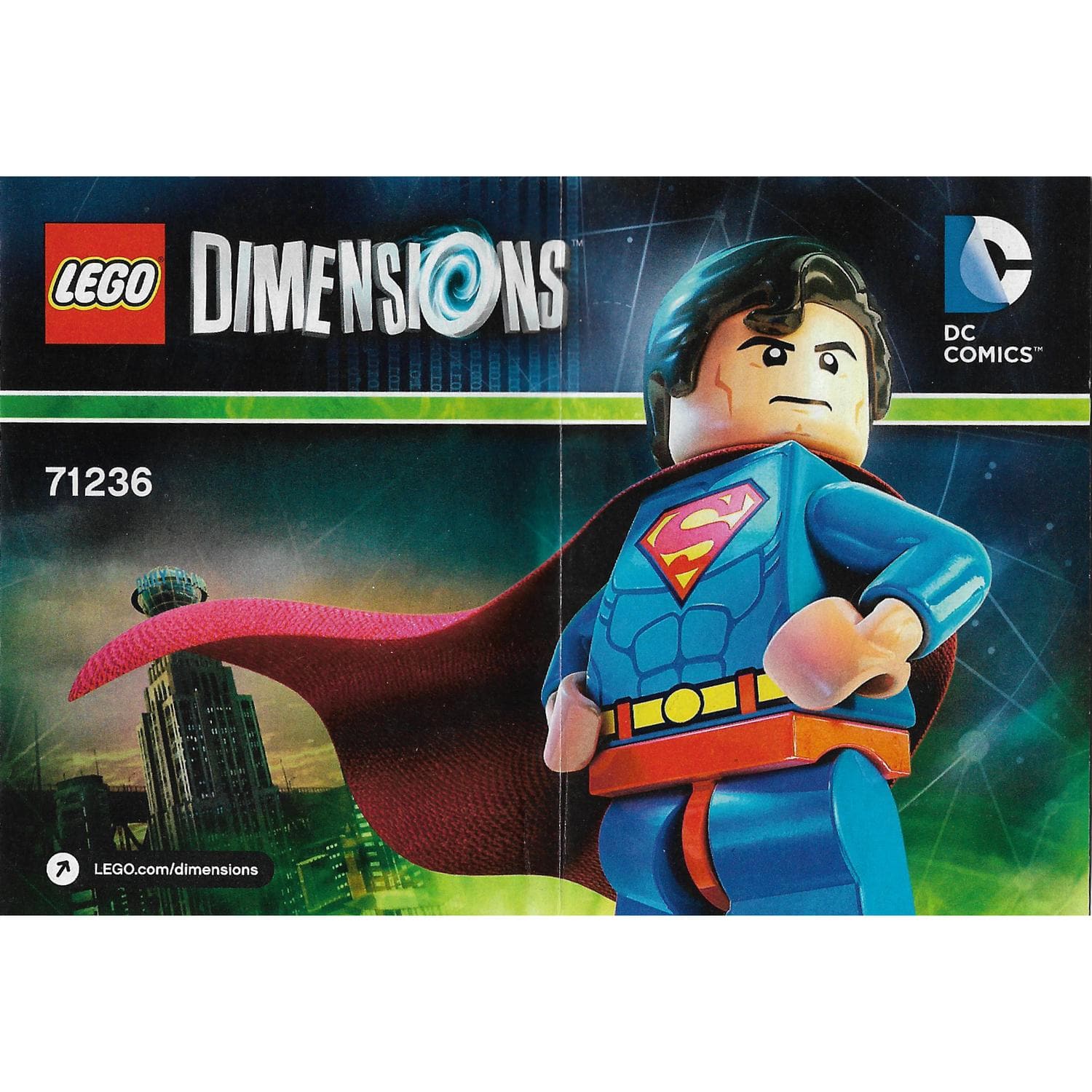 Manual till Superman 71236 Lego Dimensions - RetroDungeon