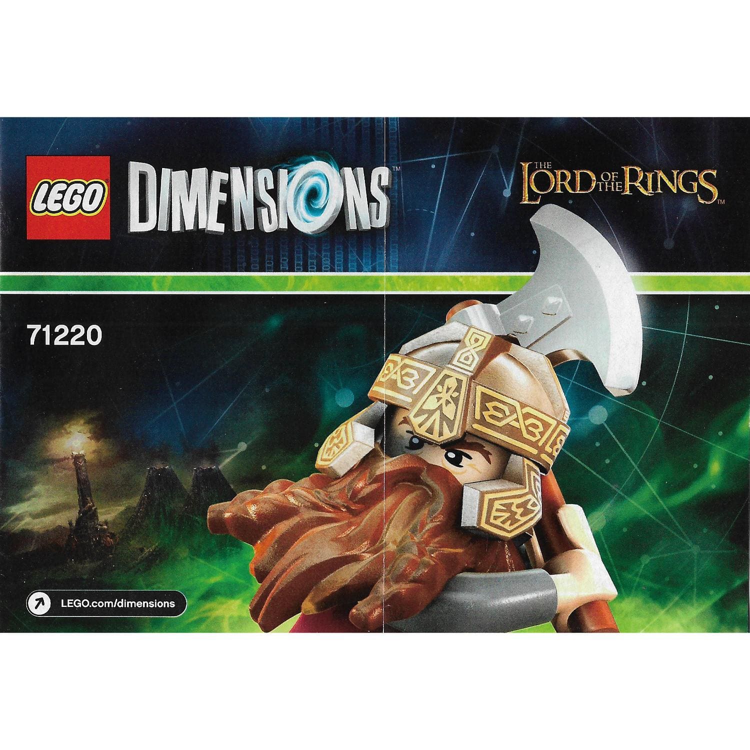 Manual till Gimli Fun Pack 71220 Lego Dimensions - RetroDungeon