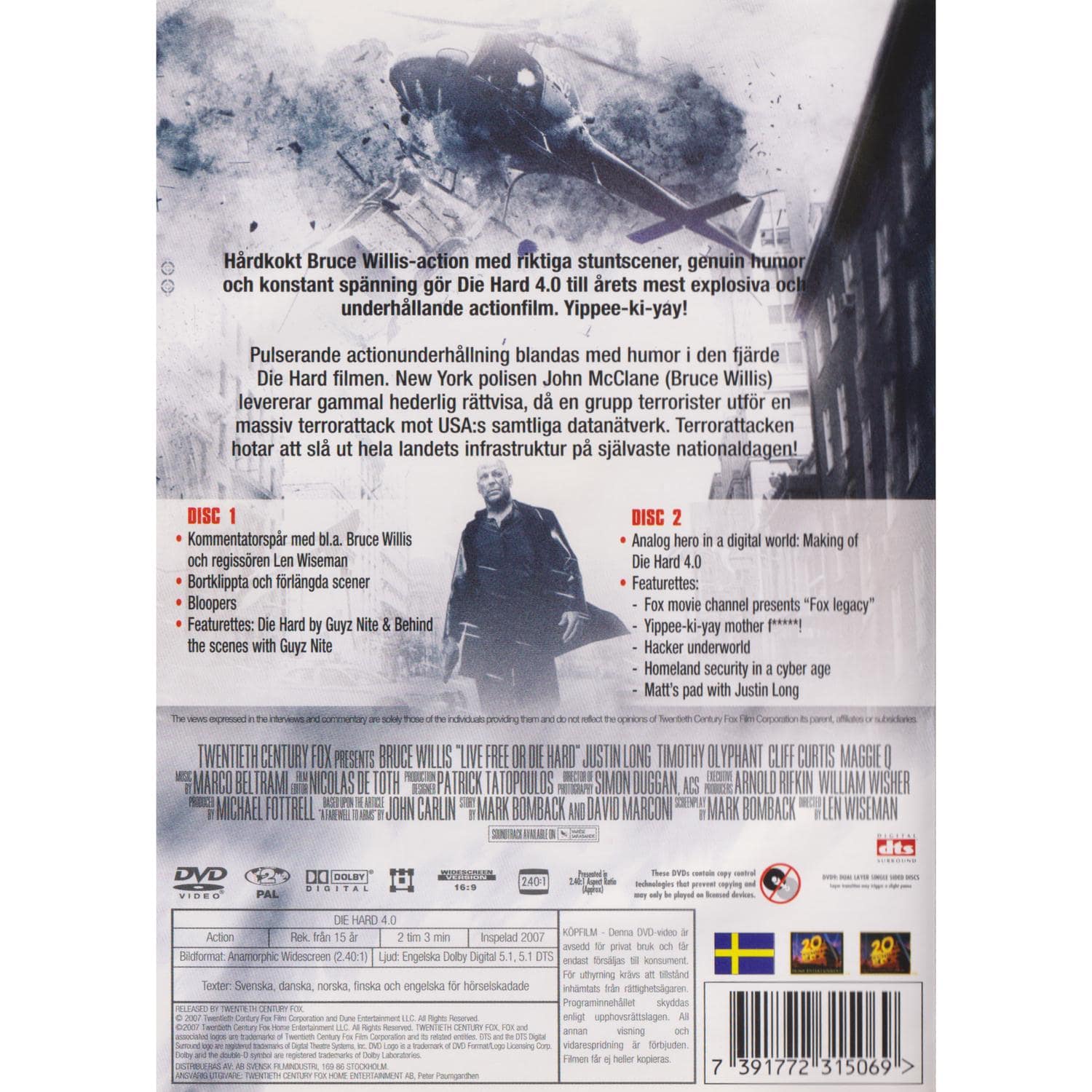 Die Hard 4.0 Yippee-Ki-Yay Edition DVD (Begagnad) - RetroDungeon